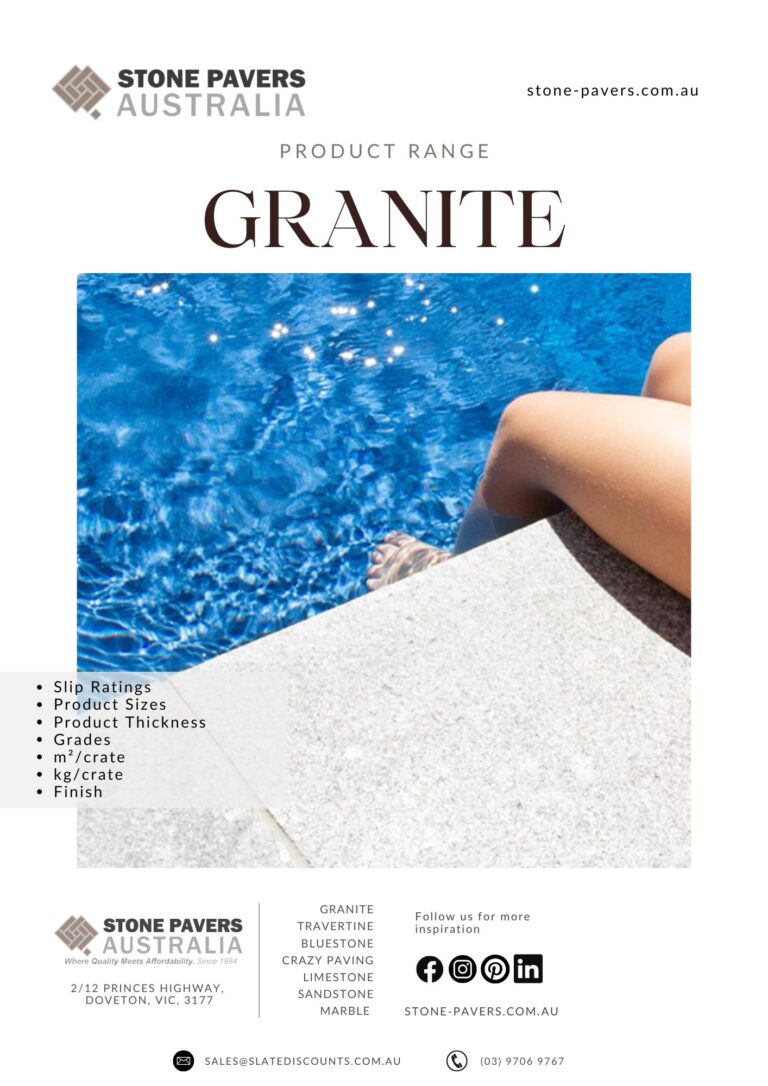 Smokey Quartz Granite Bullnose Pool Coping Tiles | 100% Natural Stone