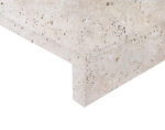 Ivory Travertine Drop Face Pool Coping Tiles and Pavers | 50% OFF SALE