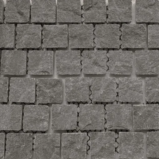 Grey Natural Split Cobblestones - Stone Pavers Australia
