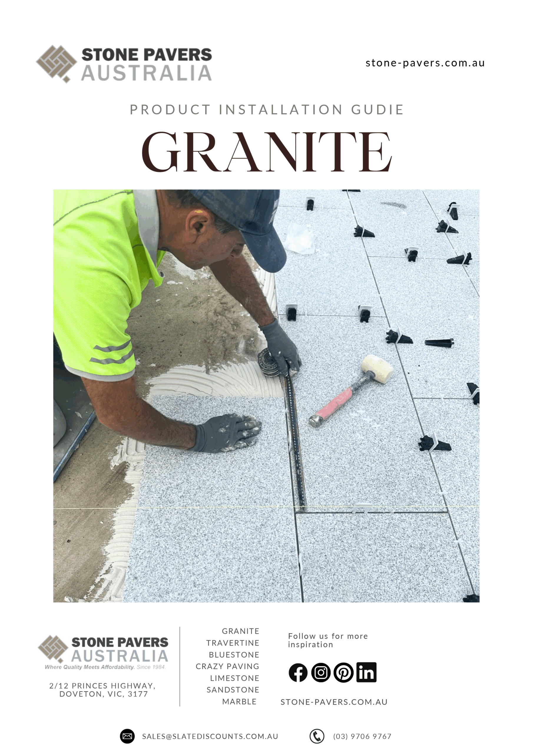 How to Installation Guides - Stone Pavers Australia