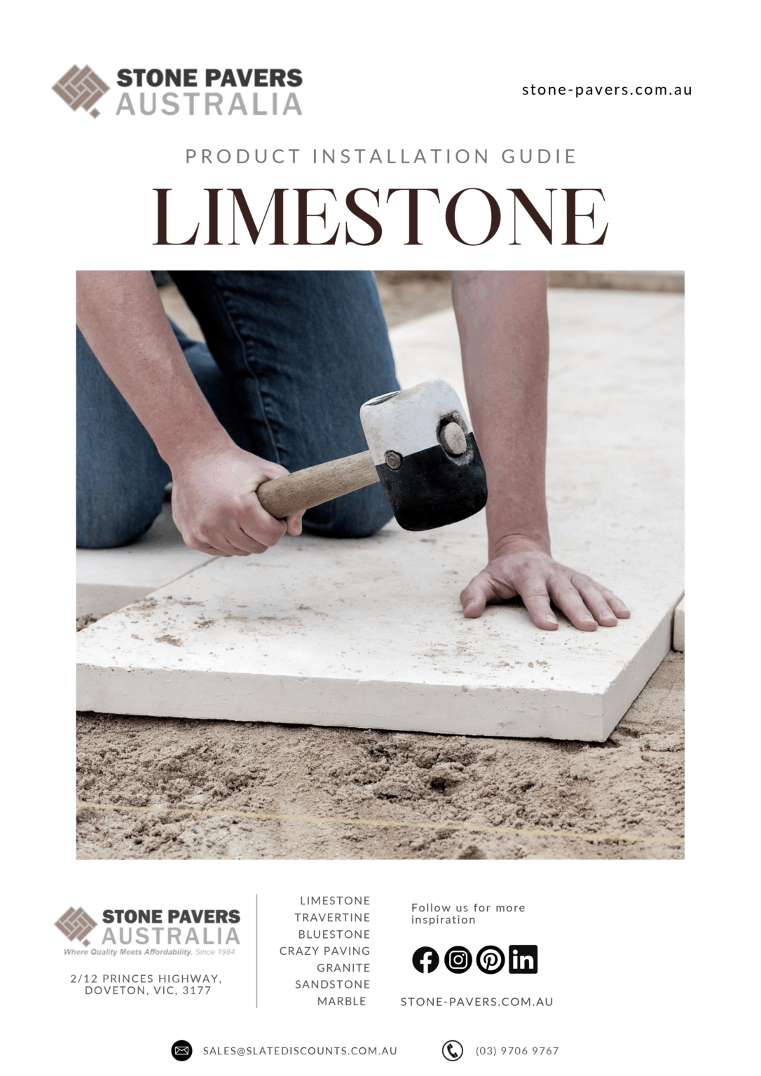 How to Installation Guides - Stone Pavers Australia