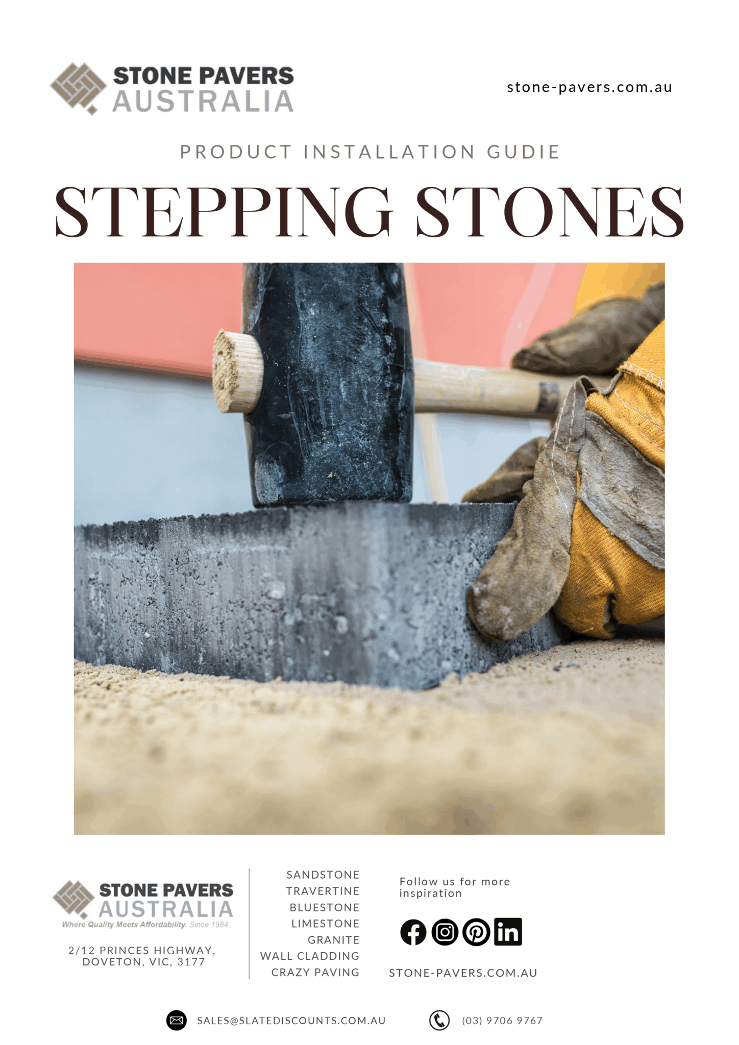 How to Installation Guides - Stone Pavers Australia