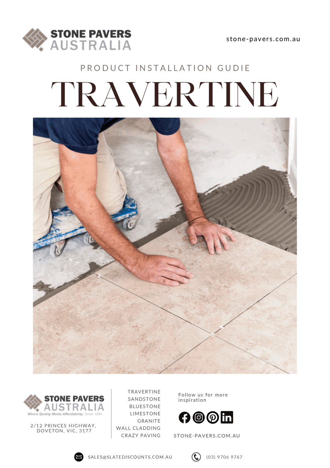 How to Installation Guides - Stone Pavers Australia